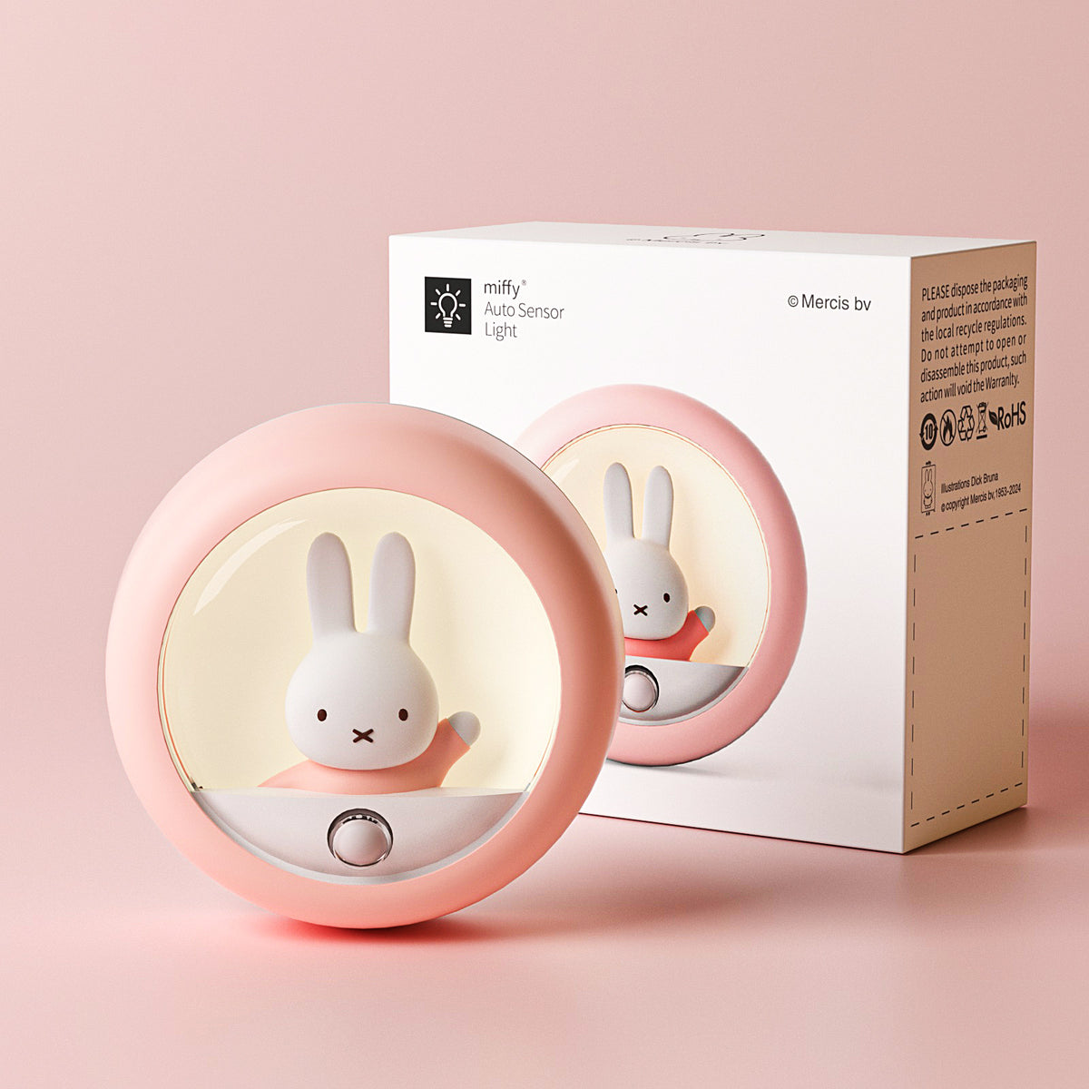 MIFFY Motion Sensor Night Light Cordless Rechargeable 3 Modes & 2 ...