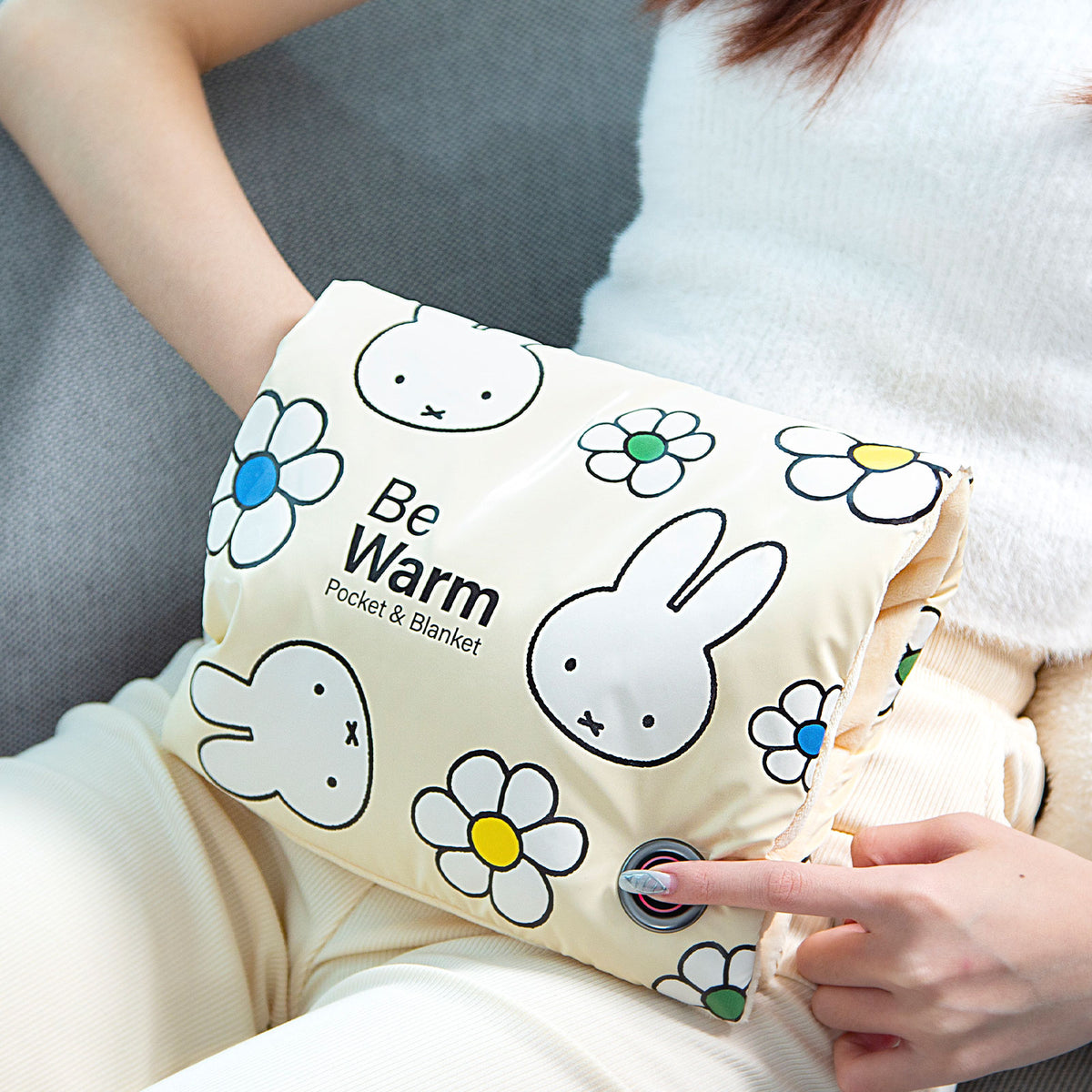 Miffy Foldable Warmer Electric heated Hand Pouch/Muff, Heated Blanket ...