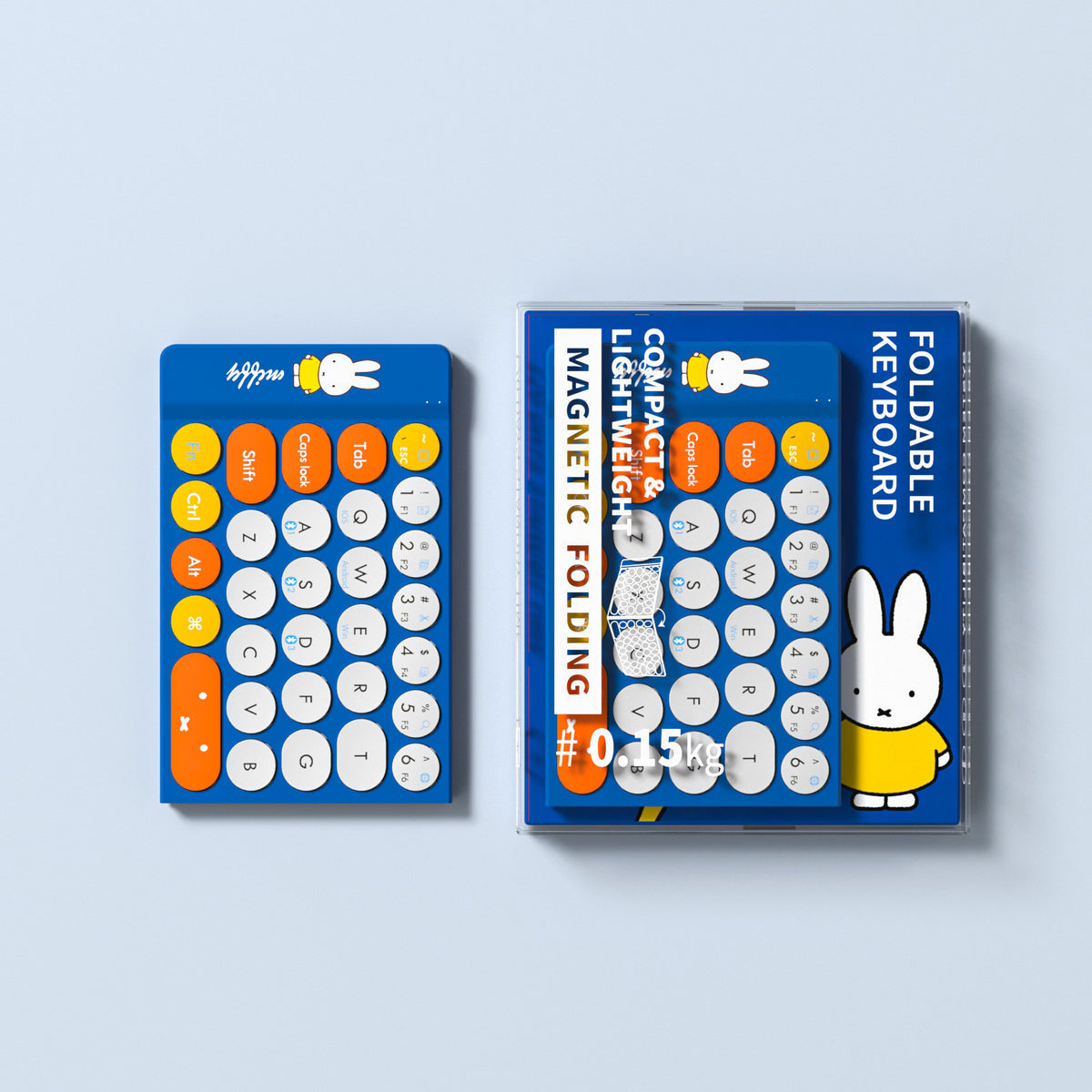 Mipow X Miffy SLIM-FOLD Foldable Wireless Bluetooth Keyboard ...